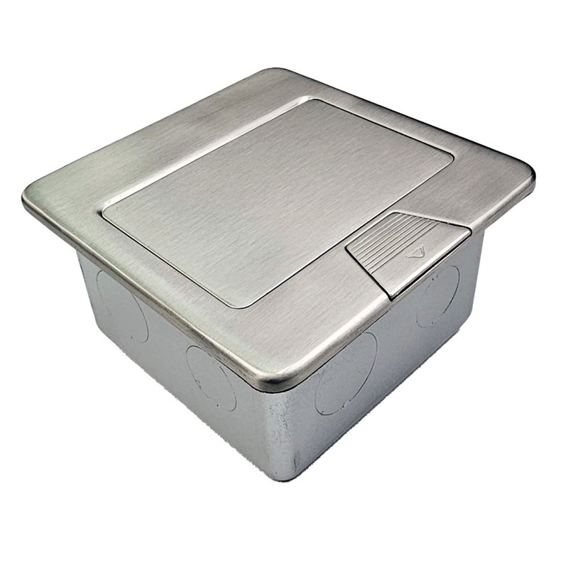 POP UP OUTLET BOX STAINLESS STEEL FLUSH 1 X Auto-Swiched Outlet