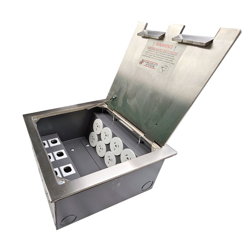 FOBSSF8P8D-SE - FFOB-250/8P8D 8 x AUTO SWITCHED GPO + 8 GANG DATA