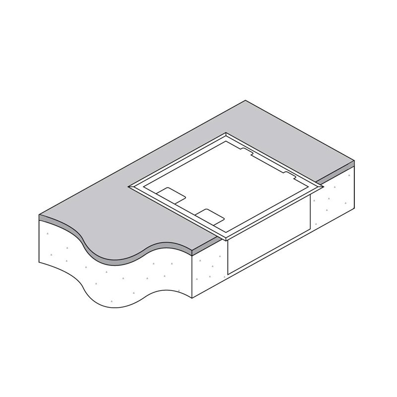 FOBSSF3STDO - FFOB-245 1 x QUAD GPO + 12 GANG DATA