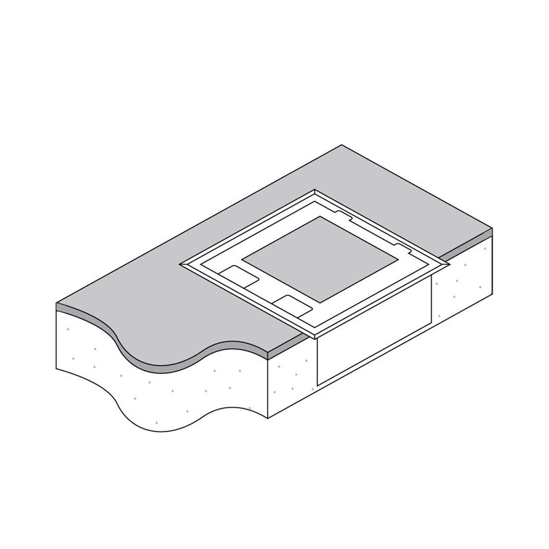FOBBRF3STDO - FFOB-248B 1 x QUAD GPO + 12 GANG DATA