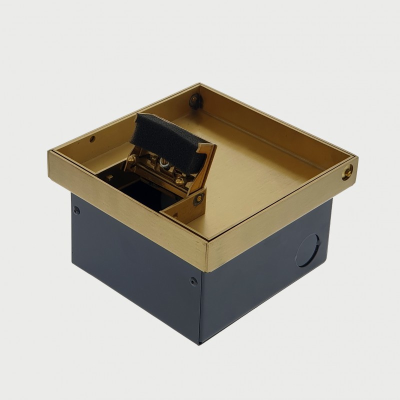 FOBBR19R2PS67 - FFOB-149B-2A Floor Box 2 x 10Amp Round Auto switched GPOs