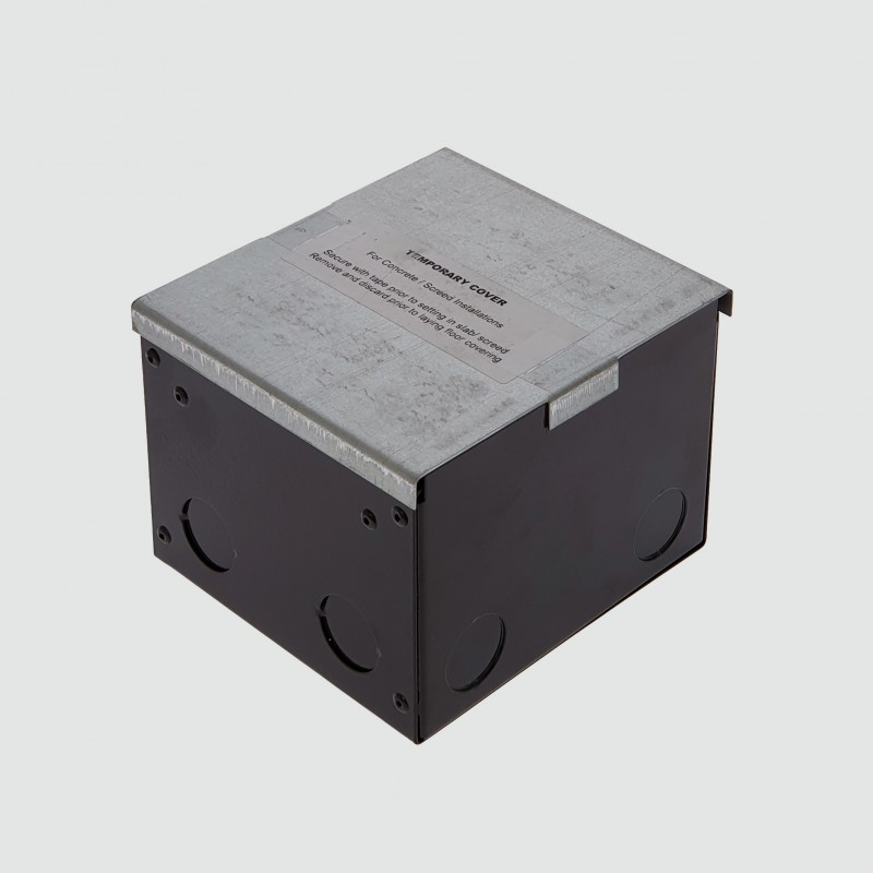 FOBSSBF1STDO3D - FFOB-148BLK Floor Box 1 x Standard DGPOs + 3 Data ...