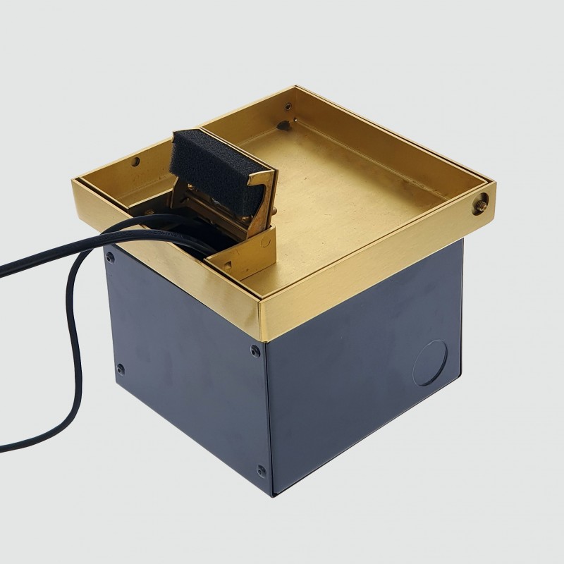 FOBBR19R1STDO - FFOB-149B/2P Floor Box 1 x Standard DGPO GPOs