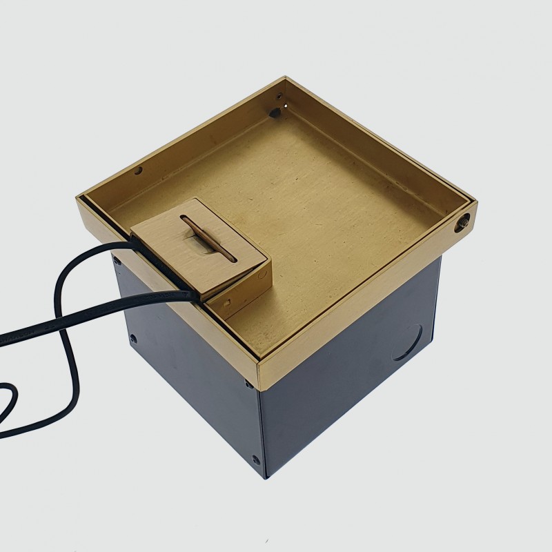 FOBBR19R1STDO - FFOB-149B/2P Floor Box 1 x Standard DGPO GPOs